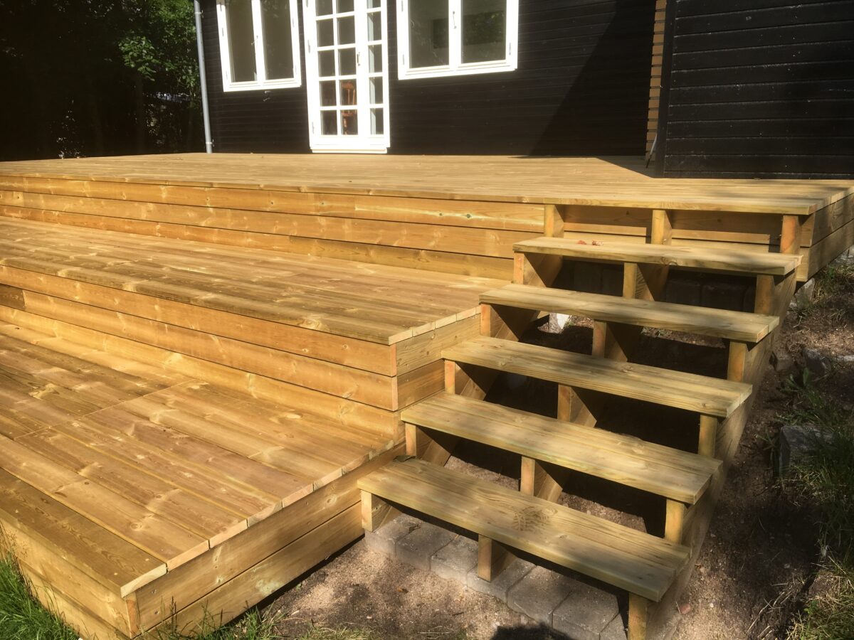 Træ-terrasse i Termo-Wood - Bygmesteren.nu